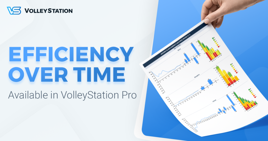 New efficiency over time report now in VolleyStation Pro