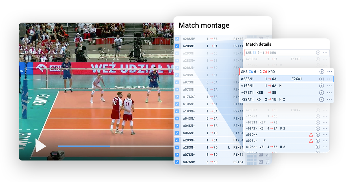 Get better insights with match video preview - VolleyStation