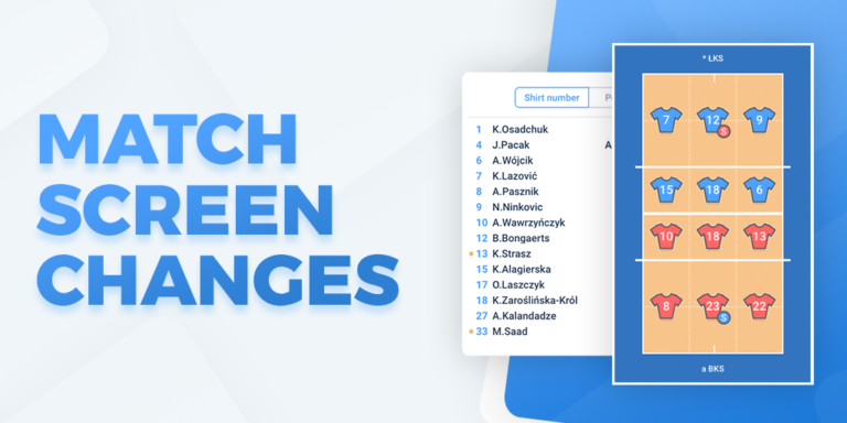 Match screen changes - VolleyStation